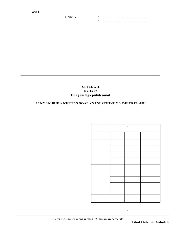 1 Fokus 1 SPM 2021 S K2 | PDF