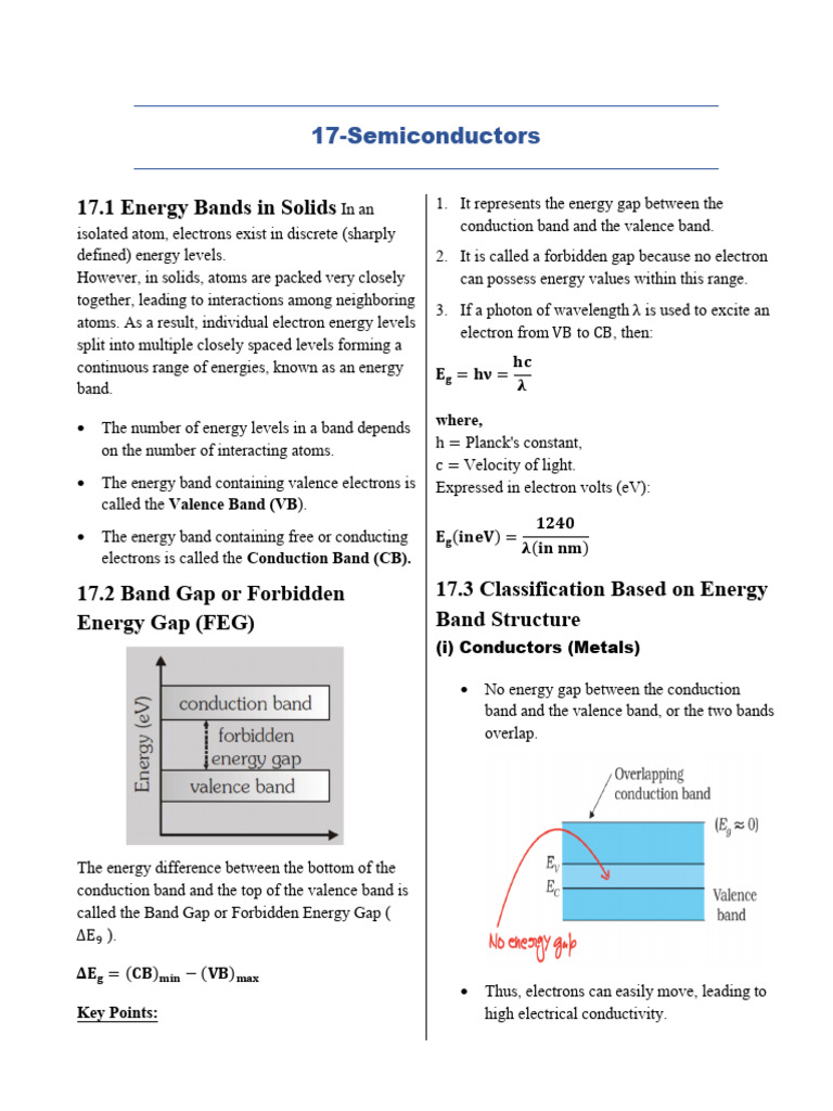 Semiconductors Question | PDF | P–N Junction | Electrical Resistivity And Conductivity