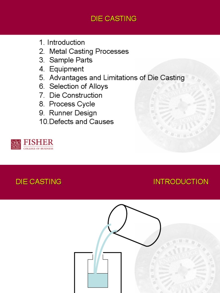 Pressure Die Casting | PDF | Casting (Metalworking) | Production And Manufacturing