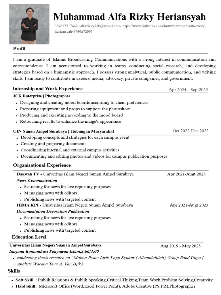 Resume - Muhammad Alfa Rizky Heriansyah | PDF | Cognition | Human ...