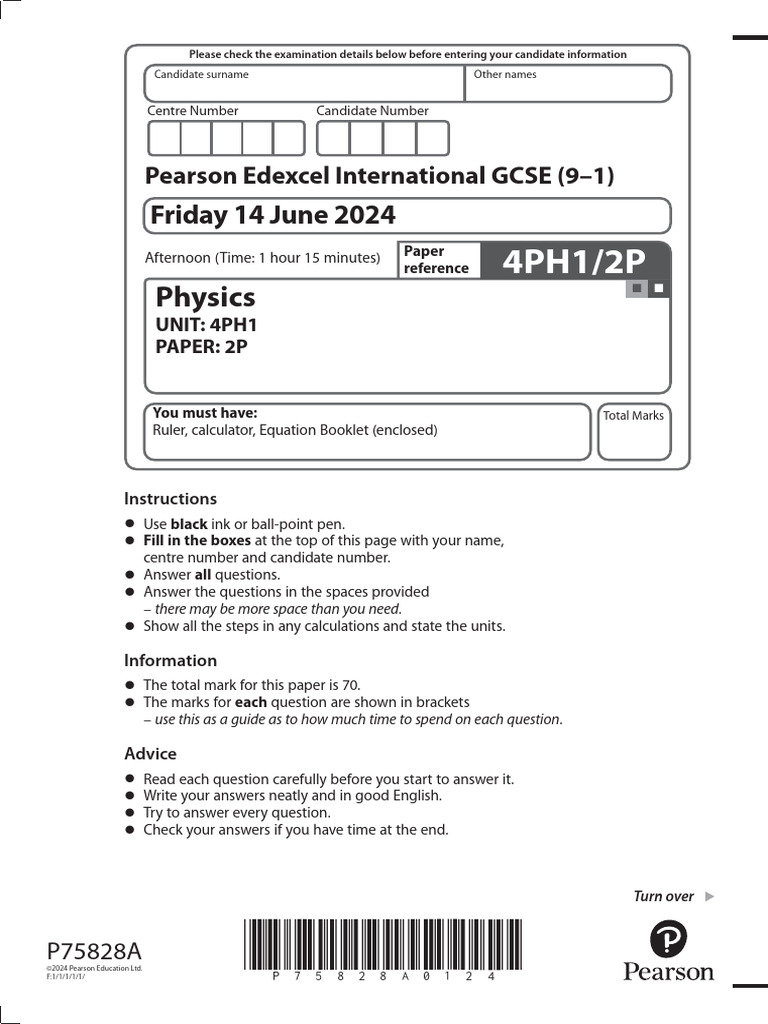 Physics IGCSE Paper 2 2025-26 | PDF | Stars | Area
