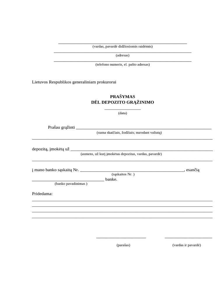 Prasymo Forma | PDF