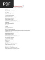 Make Room - lyrics | PDF
