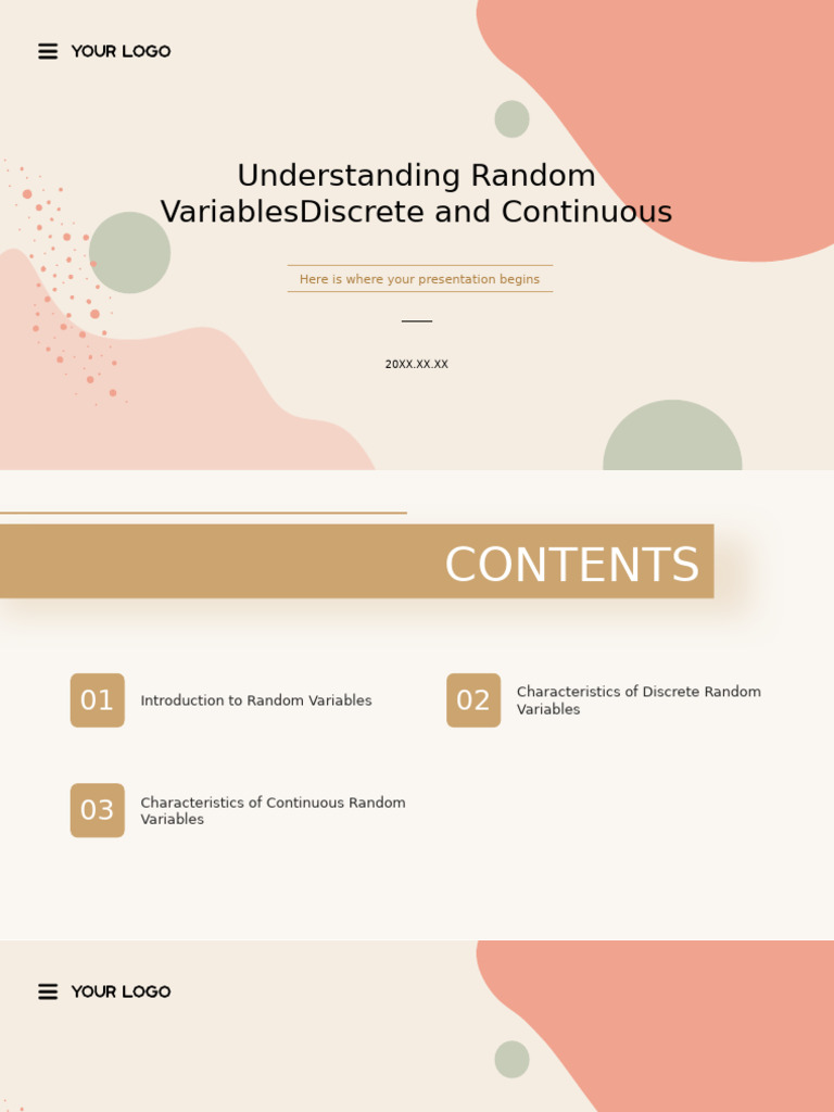 Understanding Random Variables - Discrete and Continuous | PDF | Random Variable | Probability ...