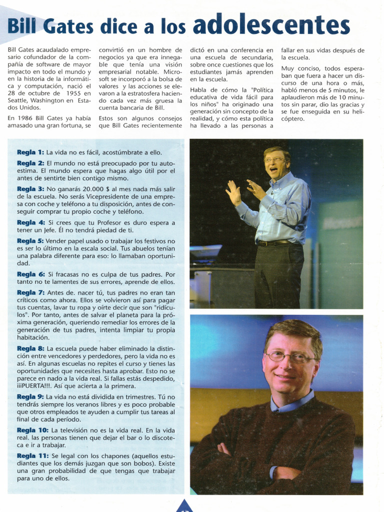 Bill Gates Rules | PDF