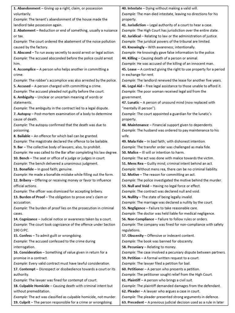 Important Word With Meaning and Sentence For Mid Term Exam | PDF | Mens ...