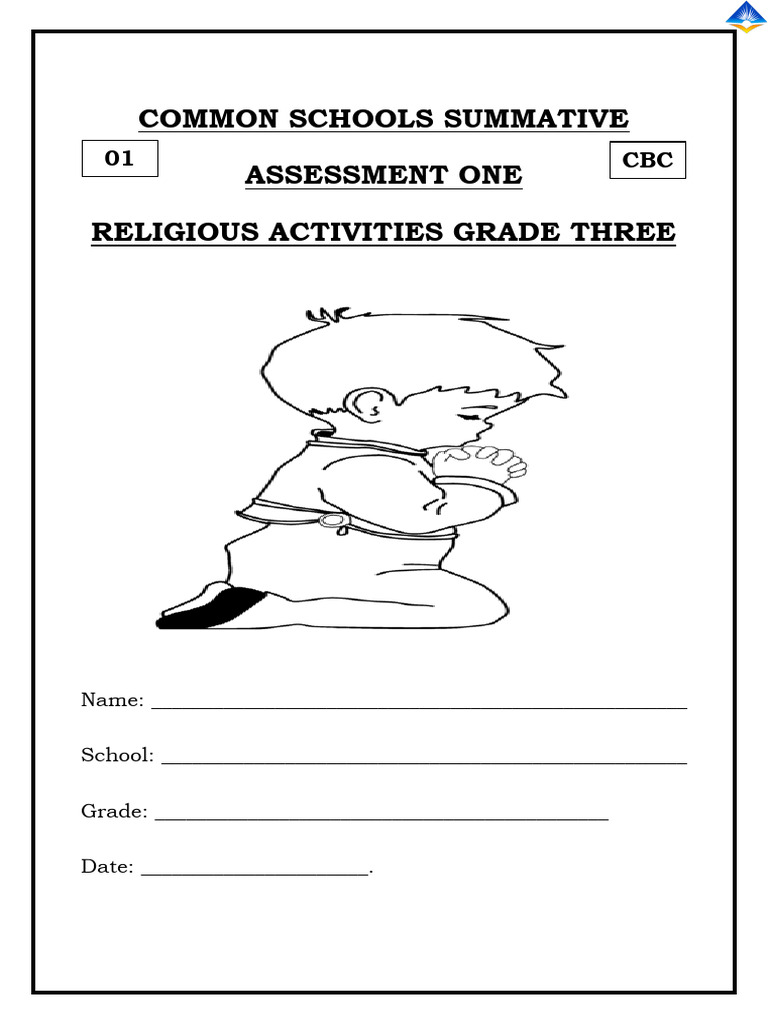 GRADE 3 Religious Activities Grade Three | PDF