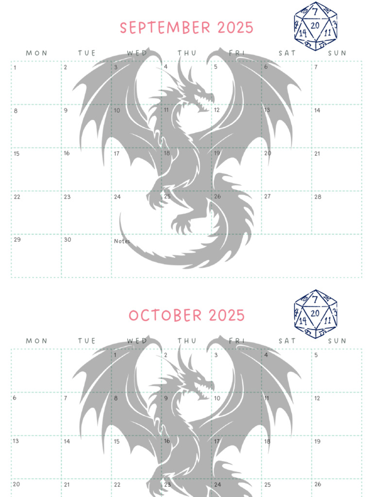 D&D Schedule | PDF
