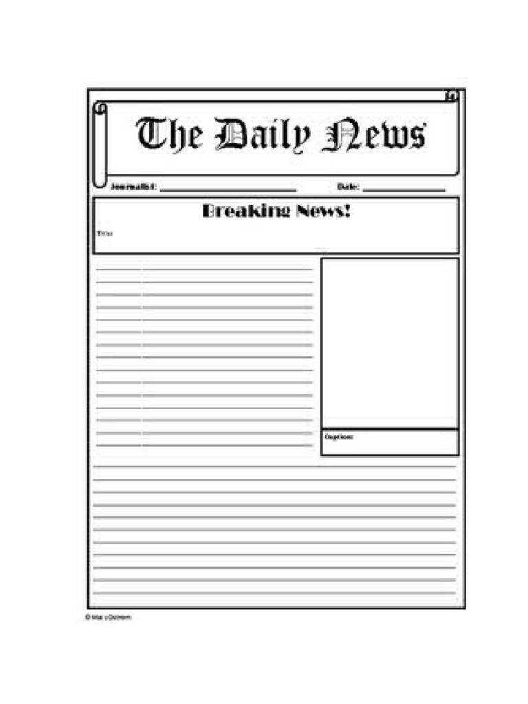 Newspaper Templates | PDF
