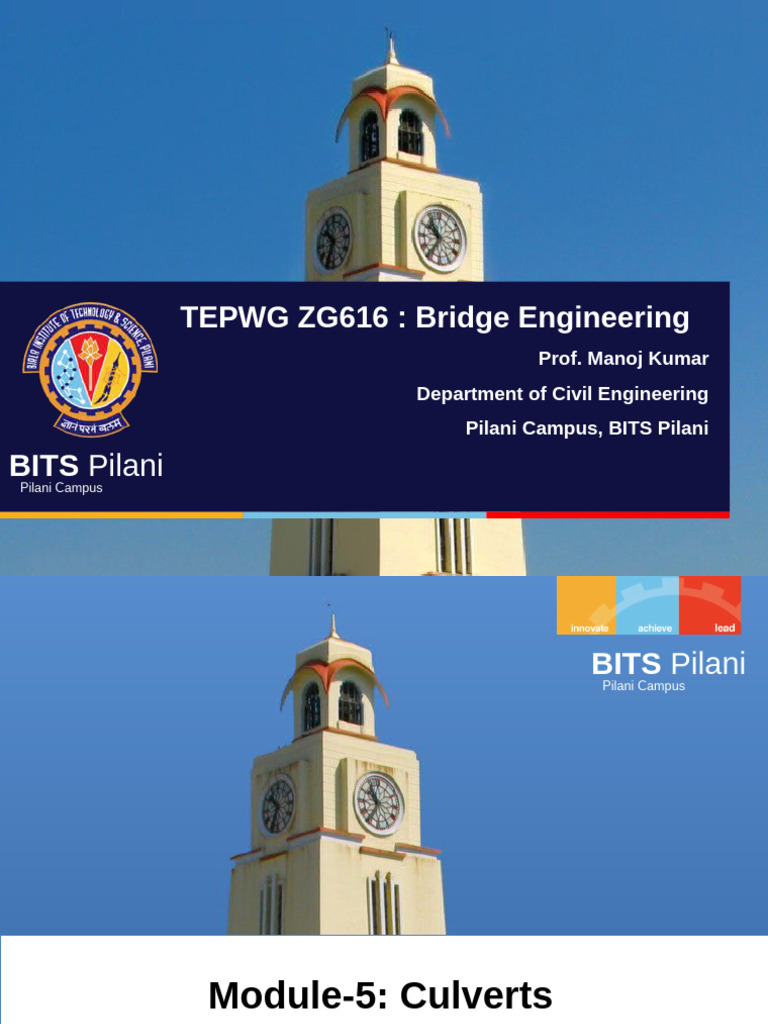 Bridge Engg Session-6a-Pipe Culverts | PDF | Pipe (Fluid Conveyance ...