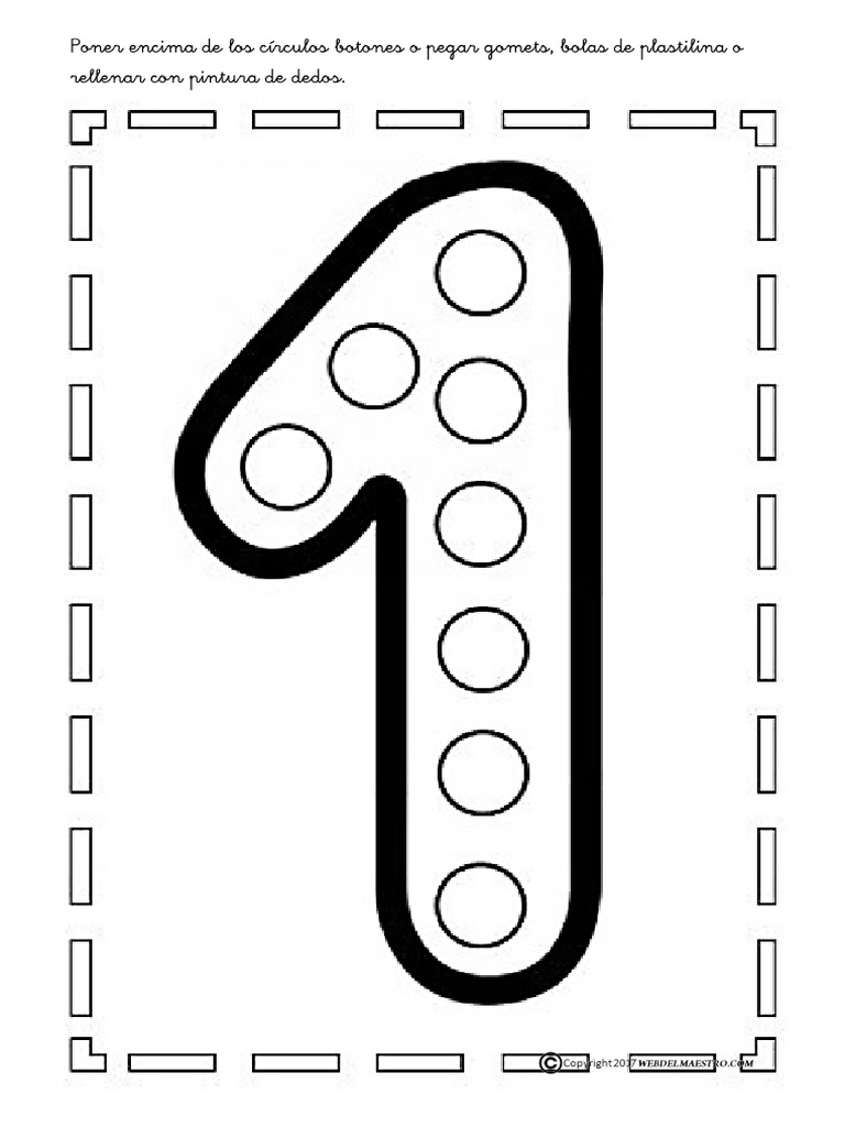 Motricidad Fina y Aprendizaje Del Número 1 1 | PDF