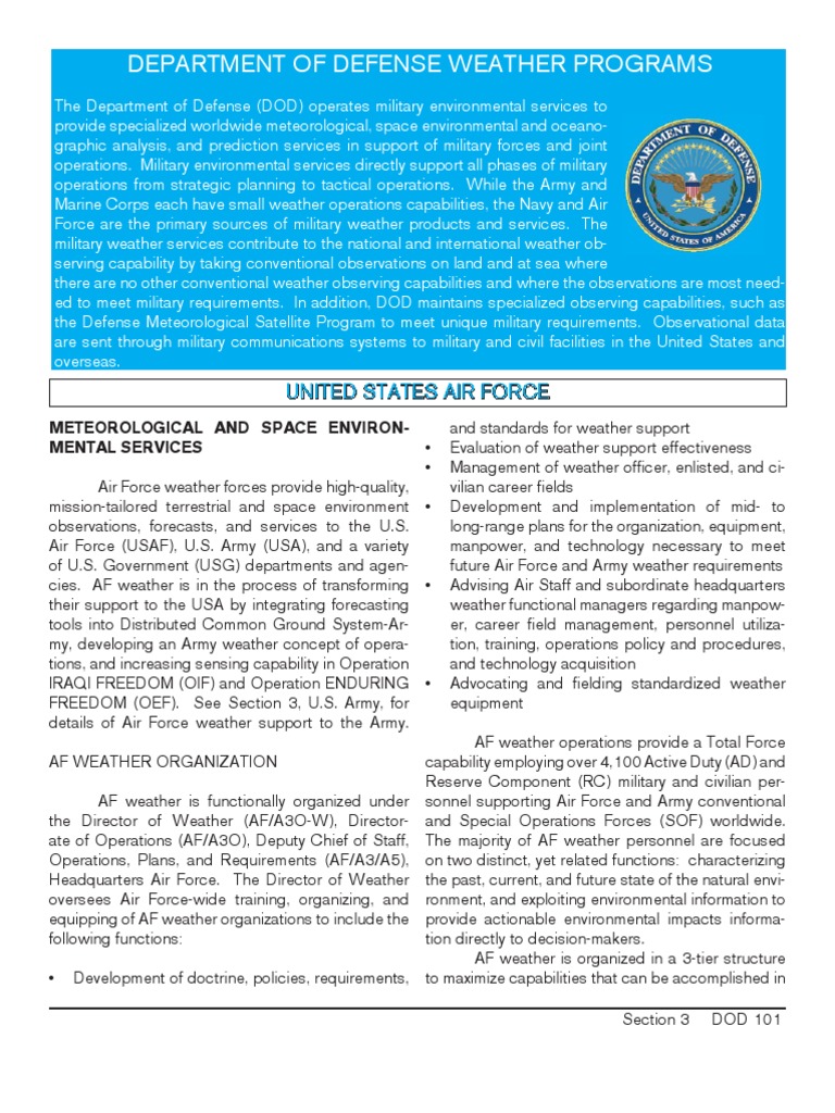 3sec3c Dod - Http://weather - Af.mil | PDF | United States Air Force ...