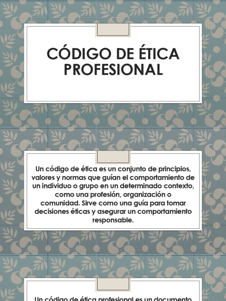 Código de Ética Profesional Educativa | PDF | Pedagogía | Comportamiento