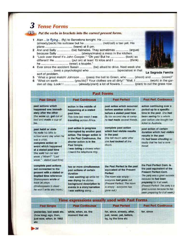 Past Tenses FCE | PDF