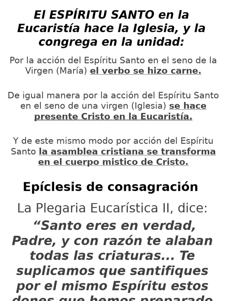 EPICLESIS | PDF