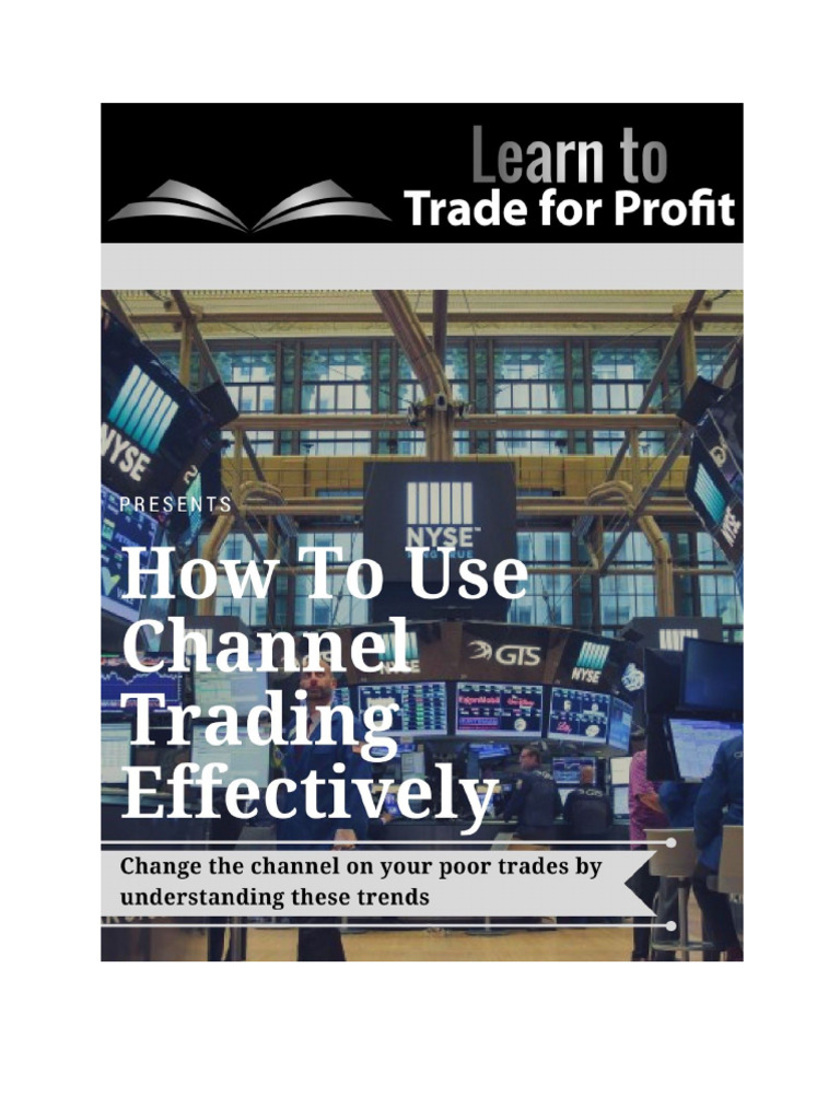 Channel Trading Strategy Explained | PDF | Technical Analysis ...