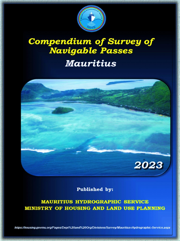 Hydrographic Surveys of Mauritius Passes | PDF | Cartography | Geophysics