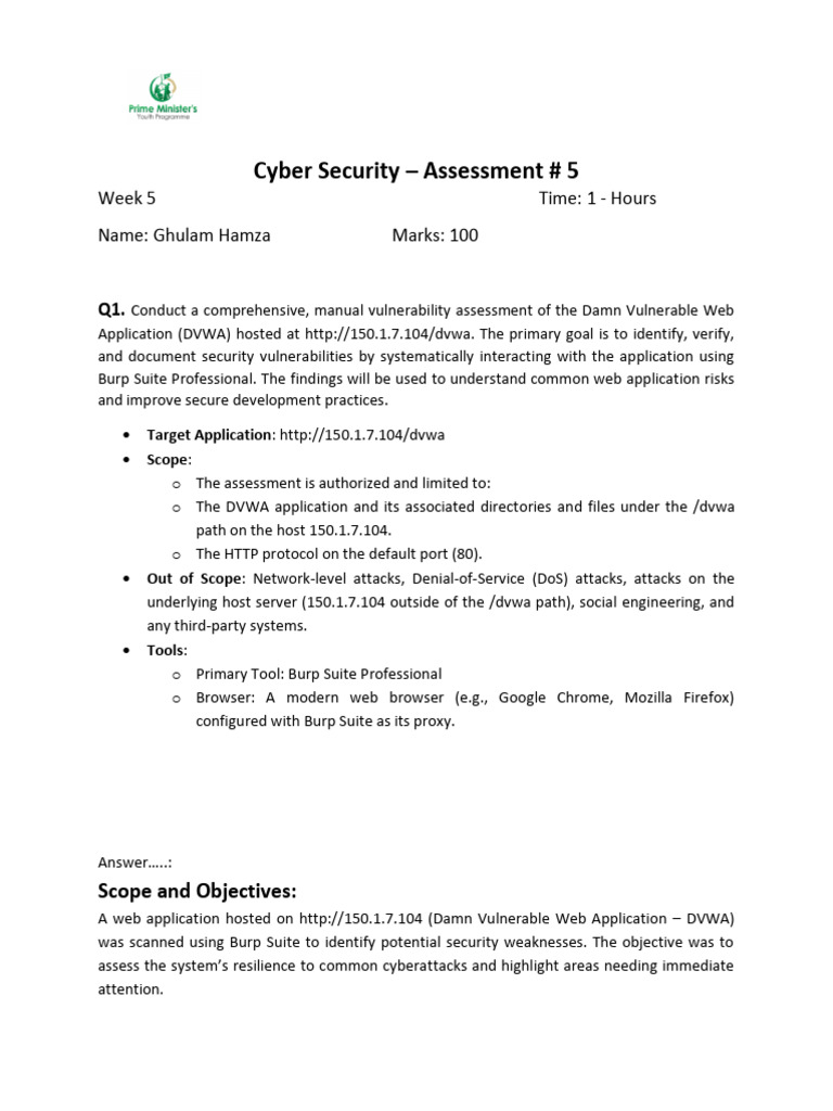 Ghulam Hamza (Assesment 5) | PDF | Http Cookie | Cyberspace