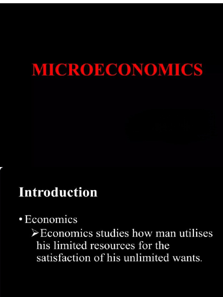 Lesson 3 Microeconomics | PDF