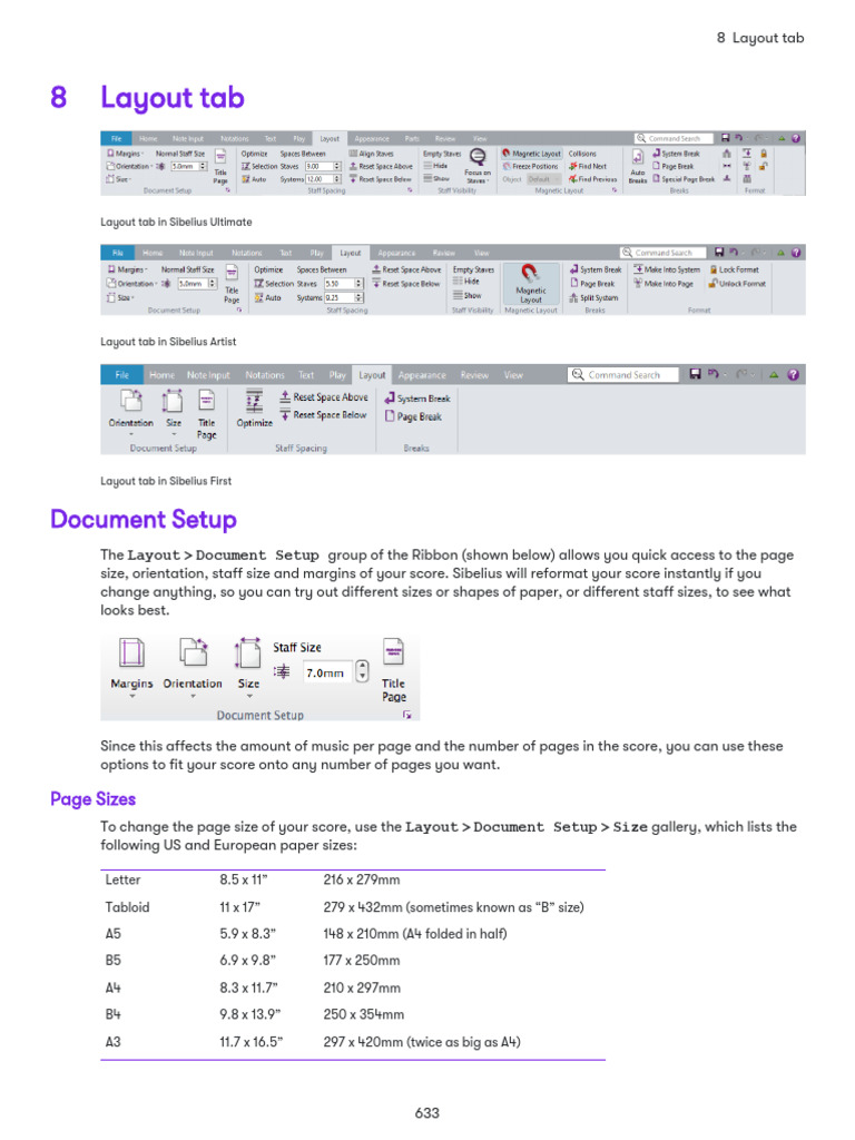 08 Layout Tab | PDF | Page Layout | Musicology