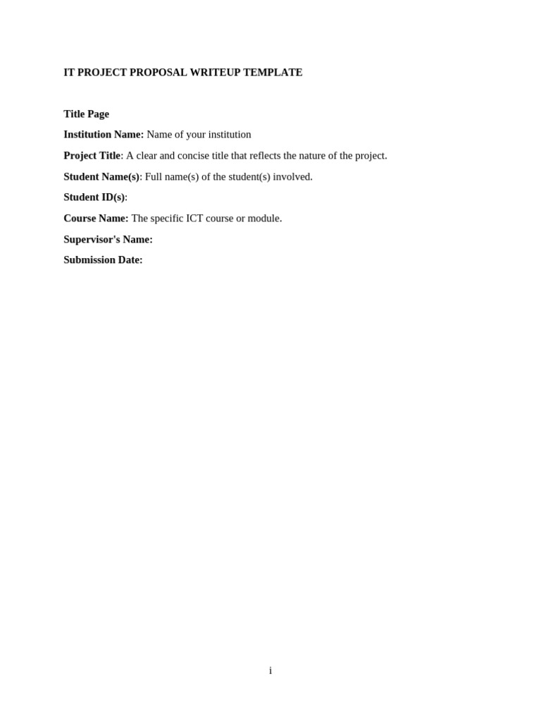 Project Proposal Template | PDF | Software Testing | System