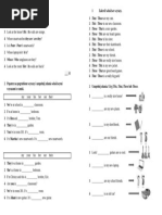 Junior Explorer 4 Unit 3 - Revision Worksheet | PDF | Worksheet | Linguistics