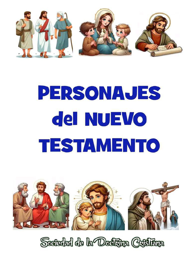 SDC - Personajes Del Nuevo Testamento (Para Colorear) | PDF