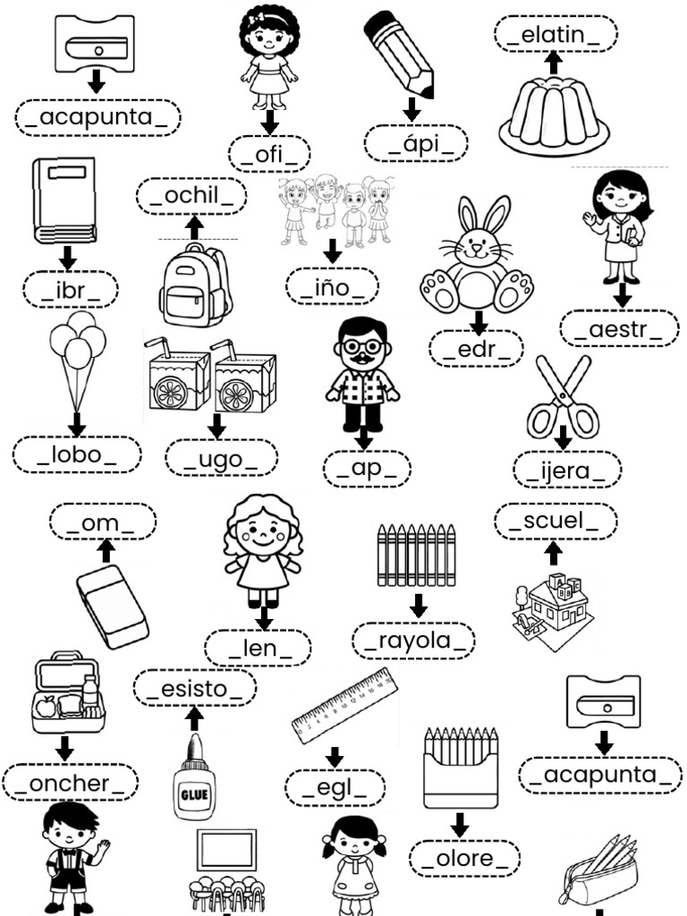 Hojas Complementarias Mi Escuela (Nivel 1) - 20250926 - 151827 - 0000 | PDF