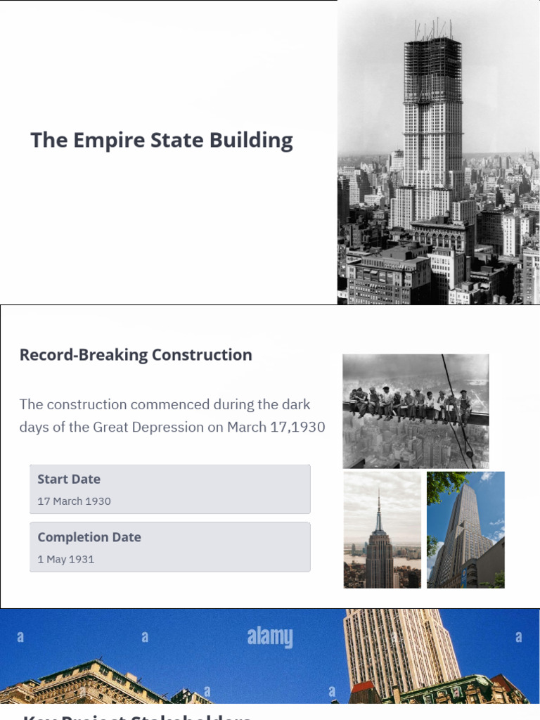 Empire State Building Construction History | PDF
