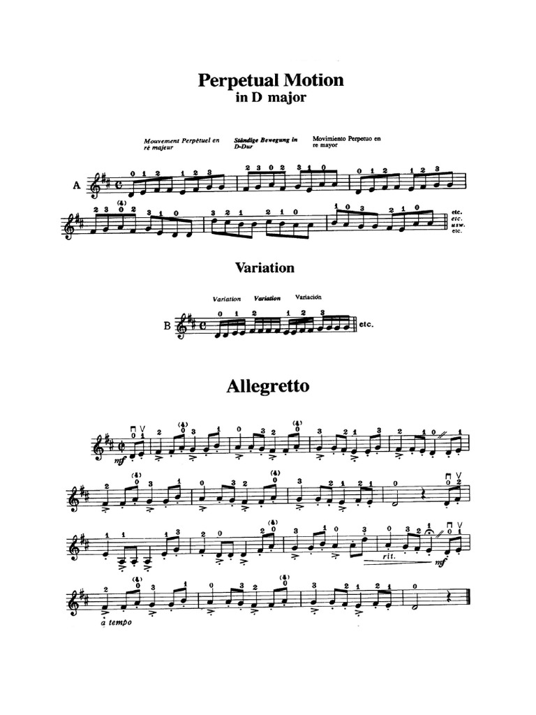 Suzuki Violin Method - Vol 01-17 | PDF