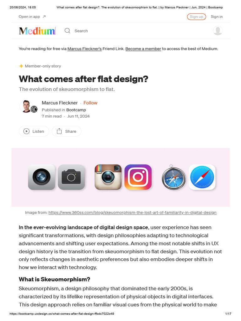 What Comes After Flat Design - The Evolution of Skeuomorphism To Flat ...