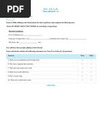 Grade 6 Listening Exercises | PDF