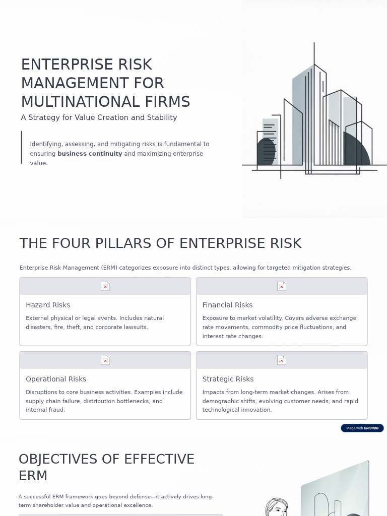 Enterprise Risk Management For Multinational Firms | PDF | Option ...