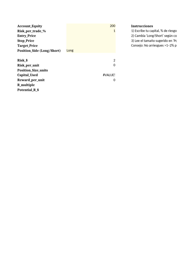 Trading Playbook Miguel | PDF