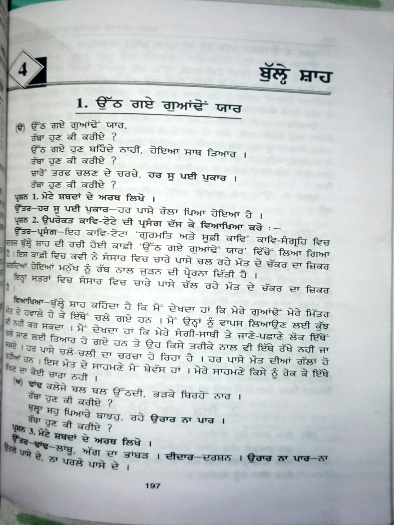 Bulah Shah Poetry | PDF
