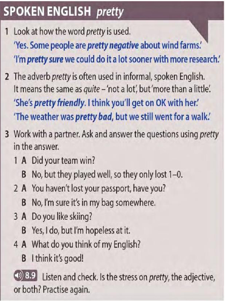 Worksheet-3 - Spoken English Pretty | PDF