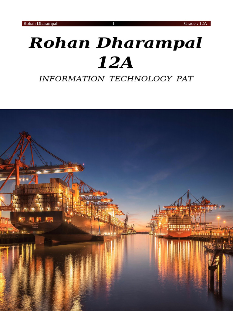 Pat Phase 1 | PDF | Logistics | Information Science