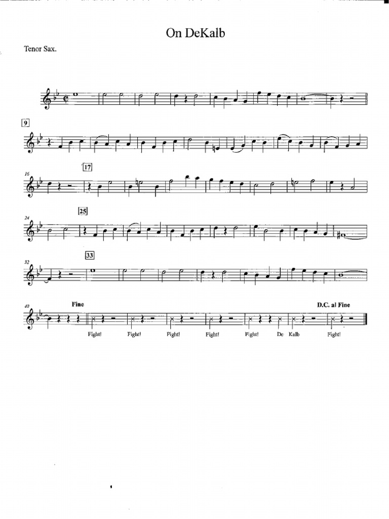 Tenor Sax Book | PDF