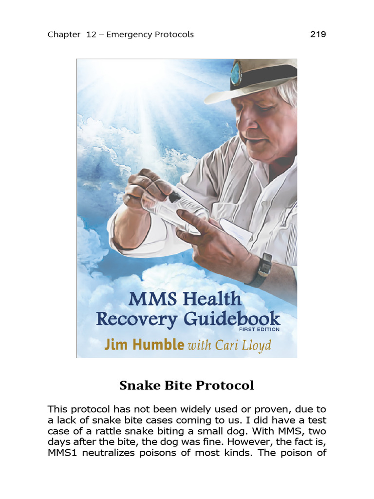 Snake Bite Emergency Protocol Guide | PDF | Medical Specialties