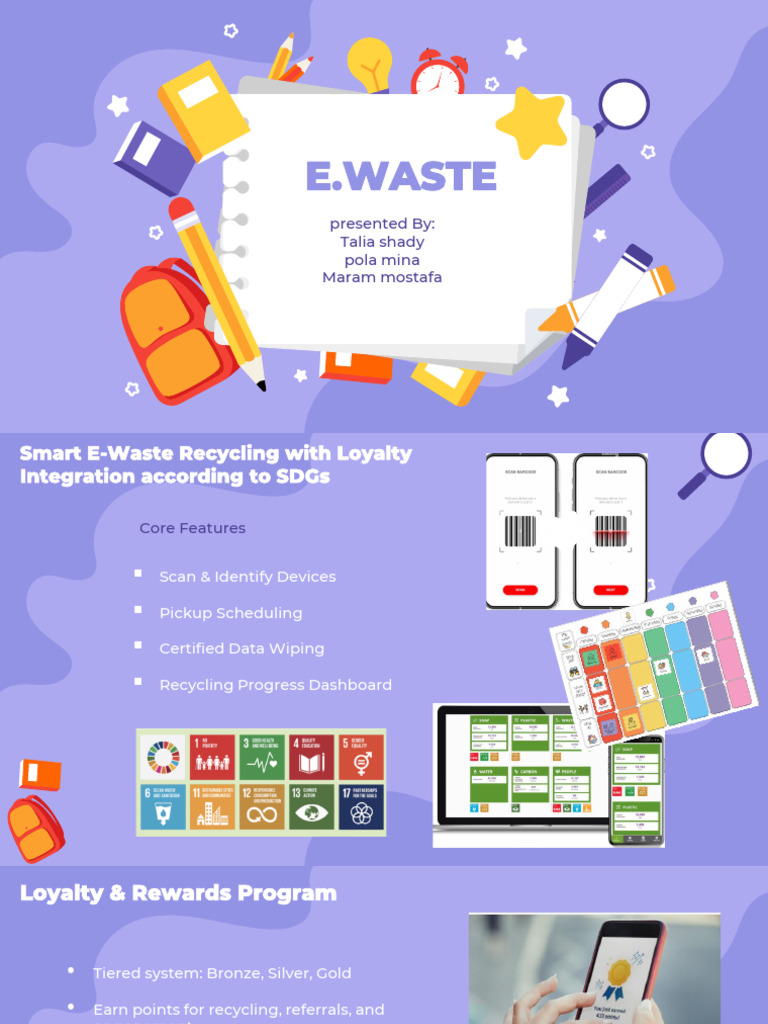 I School Project Prep With E - Waste PDF | PDF