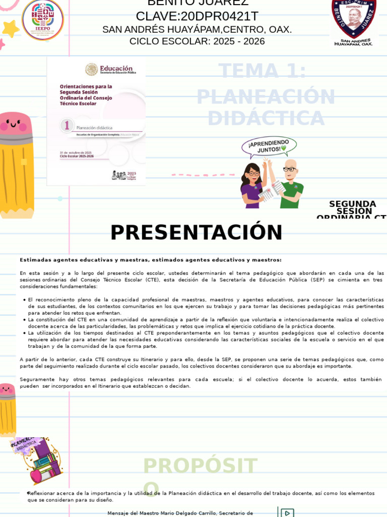 Presentacion Tema 1 | PDF | Plan de estudios | Enseñando