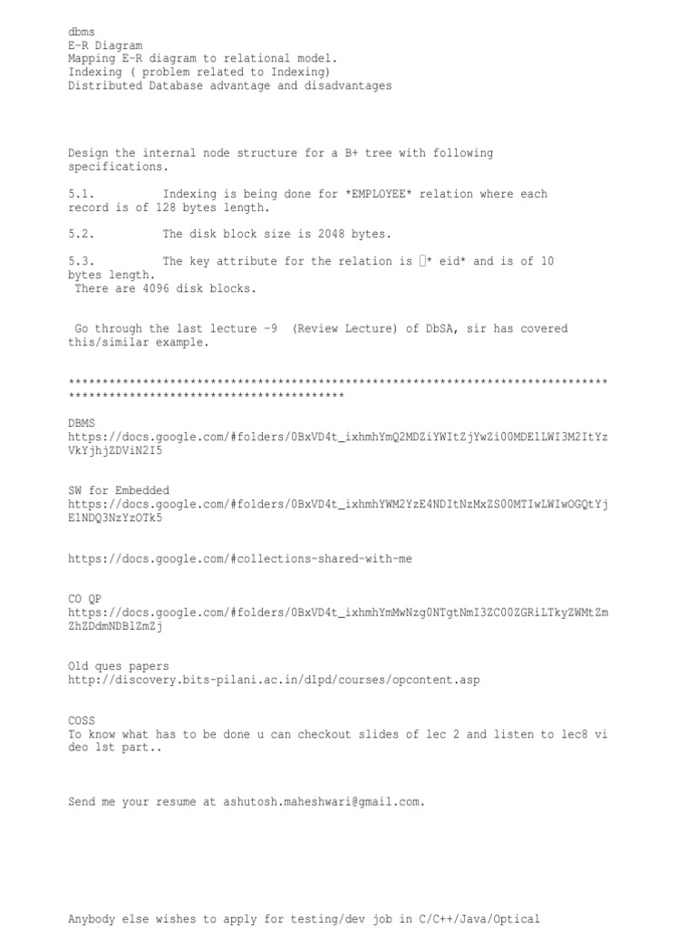 Dbms Pdf Relational Model Information Retrieval