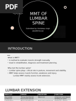 Hip Flexion MMT Grading Guide | PDF