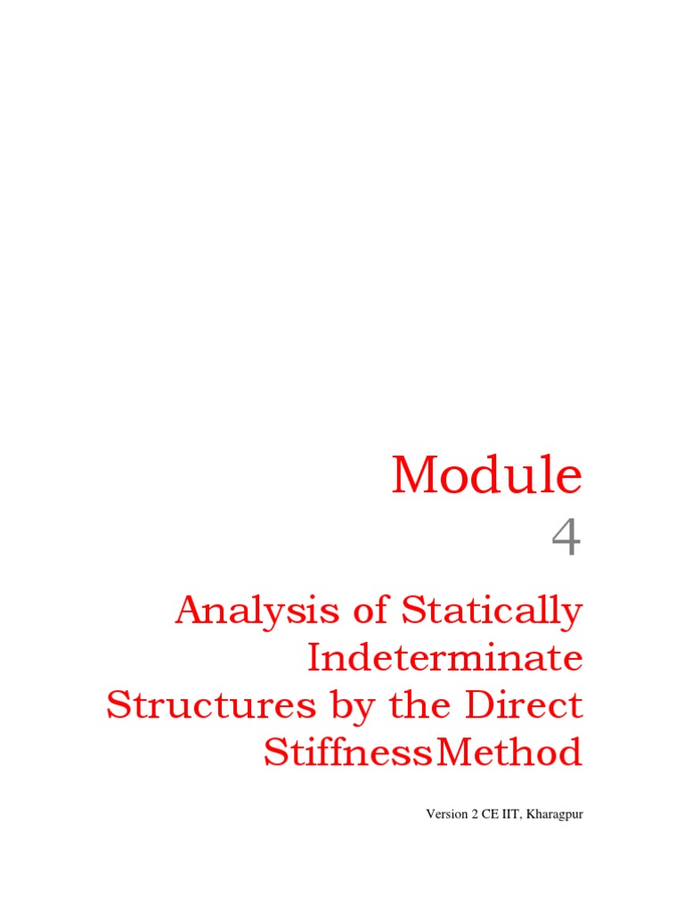 m4l27 Lesson 27 The Direct Stiffness Method: Beams | PDF | Stiffness ... m4l27 Lesson 27 The Direct Stiffness Method: Beams | PDF | Stiffness ...