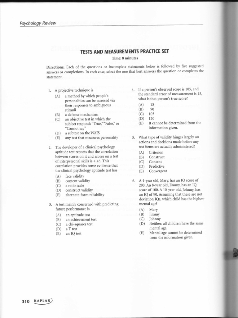 Psychological Testing | PDF