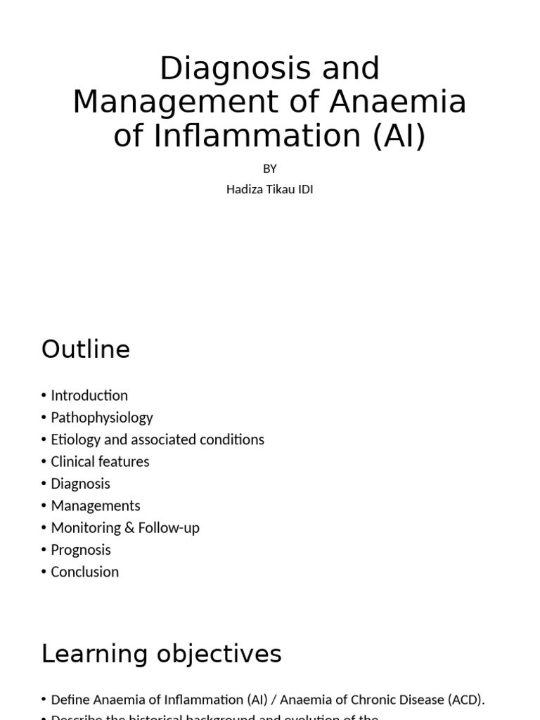 Understanding Anaemia of Inflammation | PDF | Anemia | Inflammation