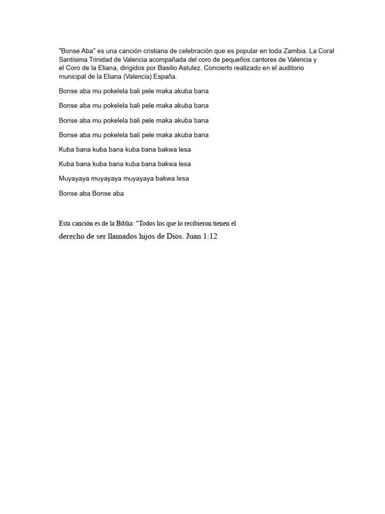 Bonse Aba | PDF