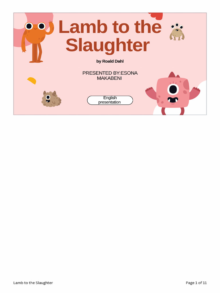 Lamb To The Slaughter - 20251101 - 215242 - 0000 | PDF