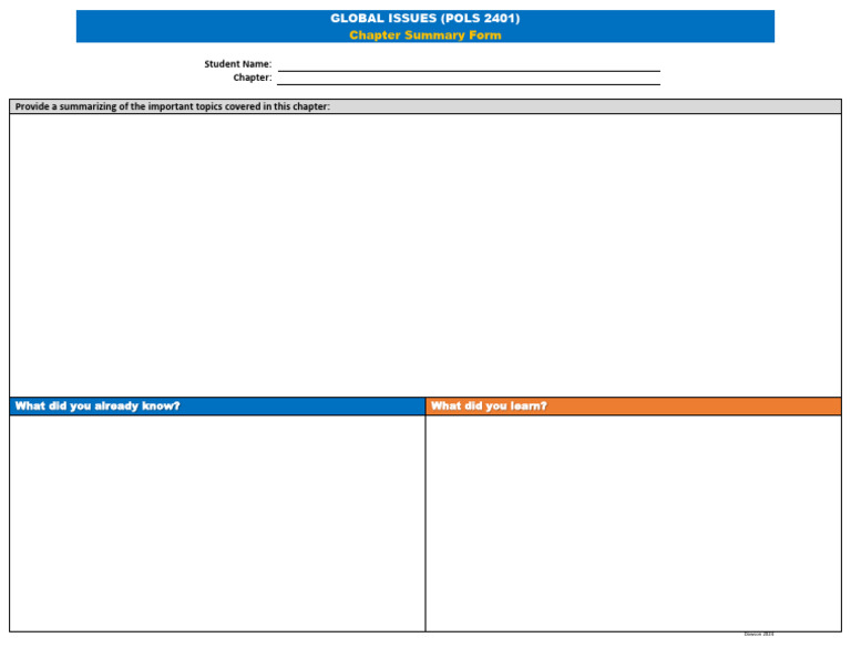 Global Issues - Chapter 10 Summary | PDF | Natural Environment ...