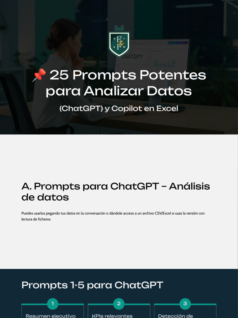 Prompts para Análisis de Datos en Excel | PDF | Microsoft Excel ...